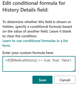 Sharepoint List Form Show Hide Fields Based On Conditional Formula Ms